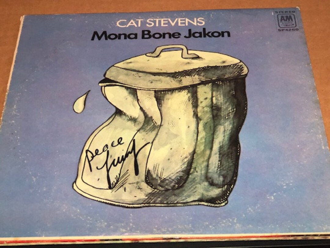 CAT STEVENS Signed Autographed Vintage Mona Bone Jakon Record - Etsy UK