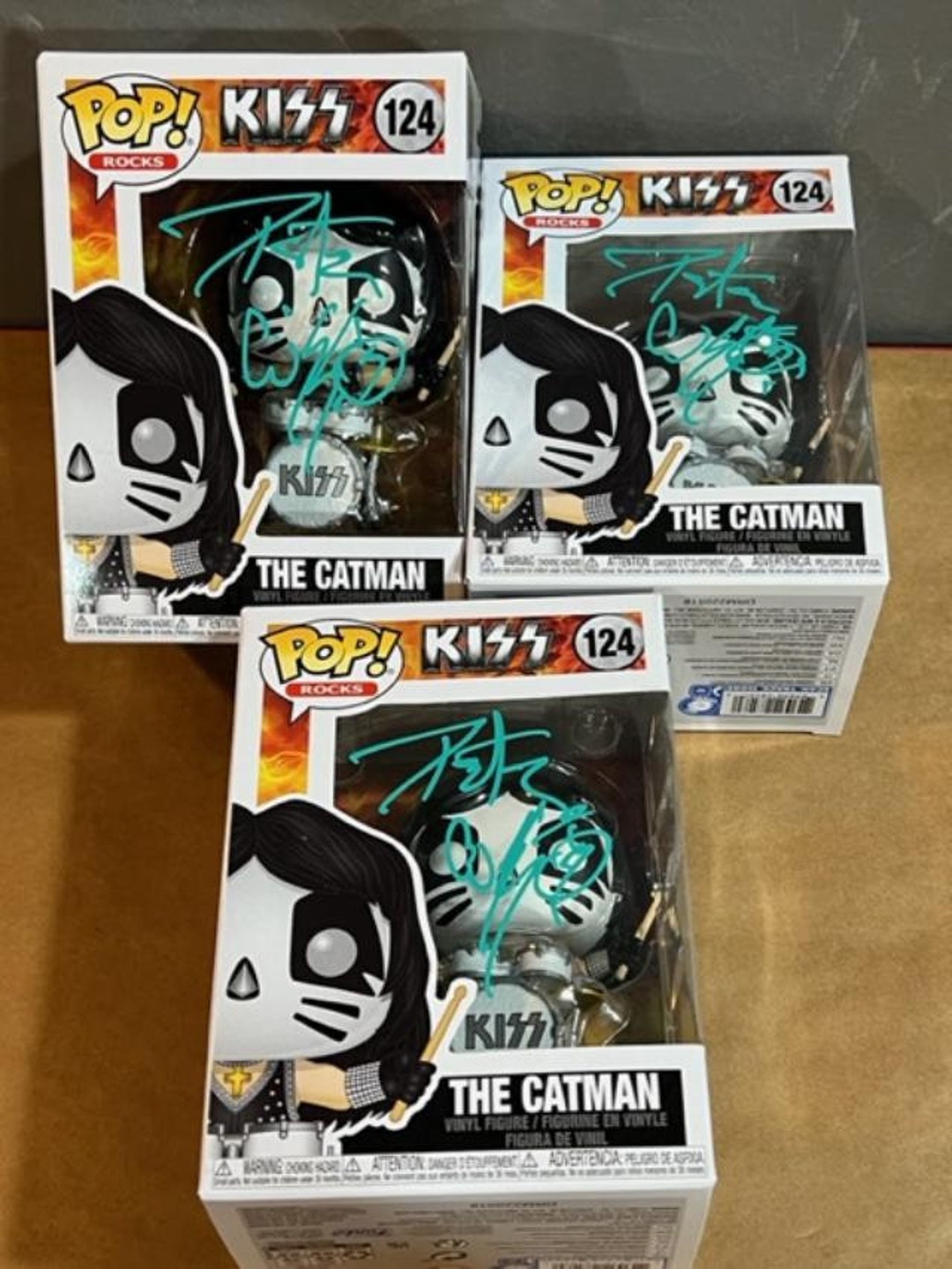 PETER CRISS Signed Autographed KISS the Catman Funko Pop - Etsy