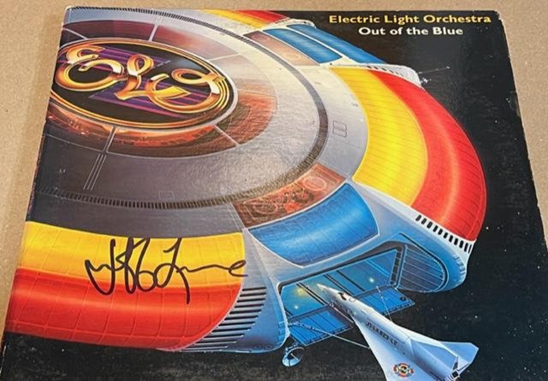 Jeff Lynne Signed Autographed Vintage ELO Out of the Blue Record Album ...