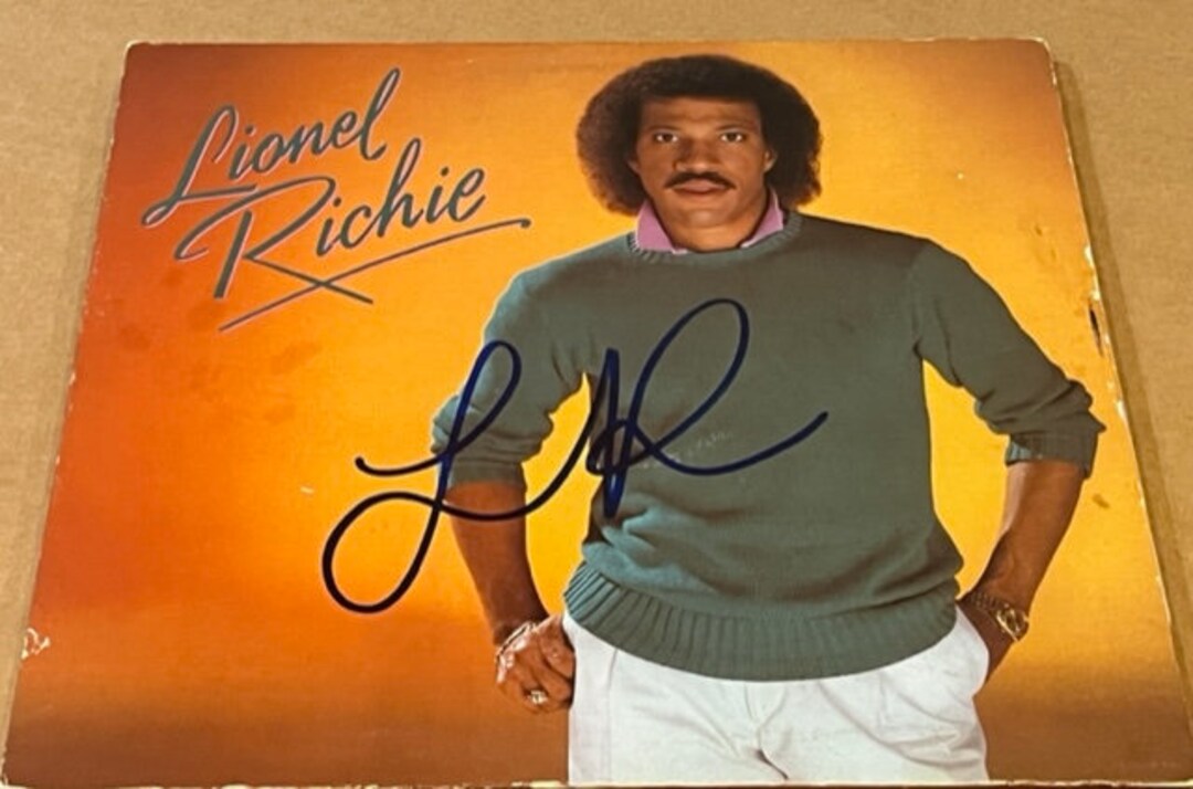 LIONEL RICHIE Signed Autographed Record Album LP Commodores - Etsy