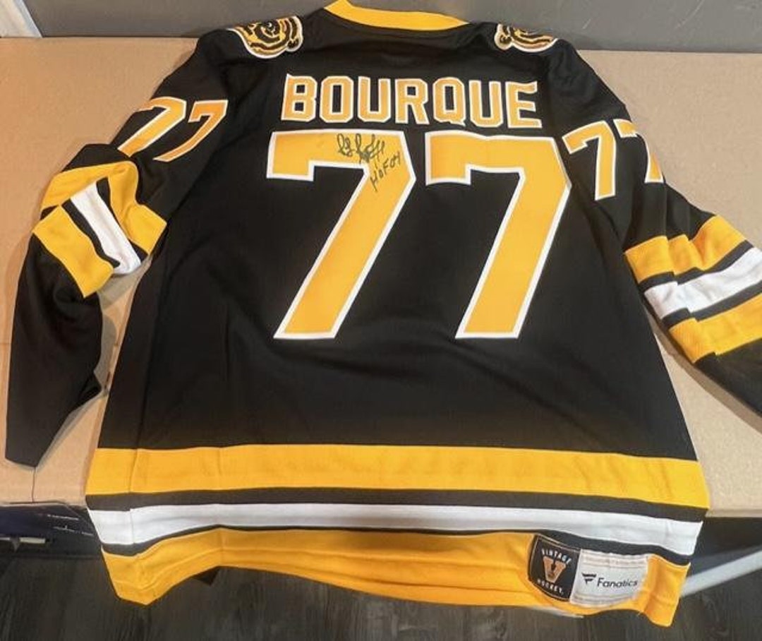 RAY BOURQUE Signed Autographed Authentic Adidas Boston Bruins Jersey W ...