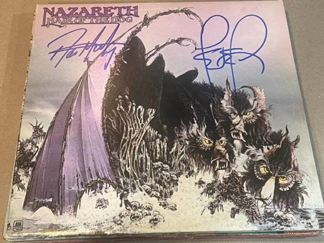 Dan Mccafferty & Pete Agnew Dual Signed Autographed Vintage NAZARETH ...