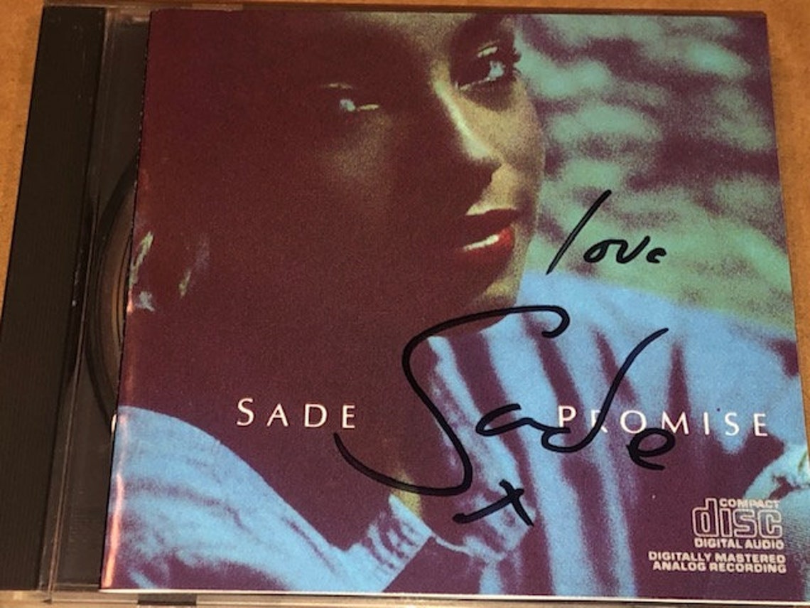 SADE Autographed Signed Promise CD Booklet | Etsy