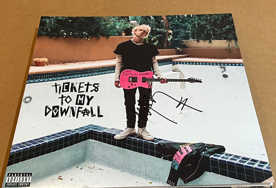 MGK Signed Autographed Tickets to My Downfall Record Album LP - Etsy
