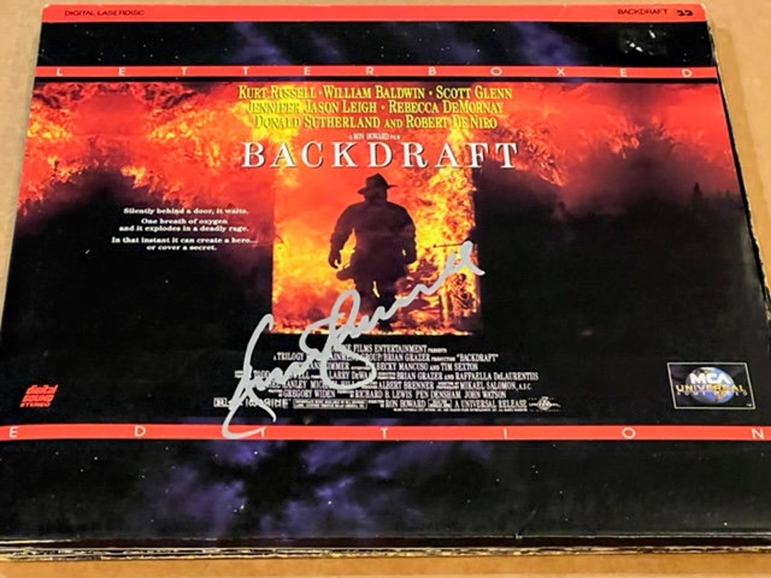 KURT RUSSELL Signed Autographed BACKDRAFT Laser Disc - Etsy
