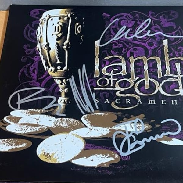 Lamb of God Band Art - Etsy