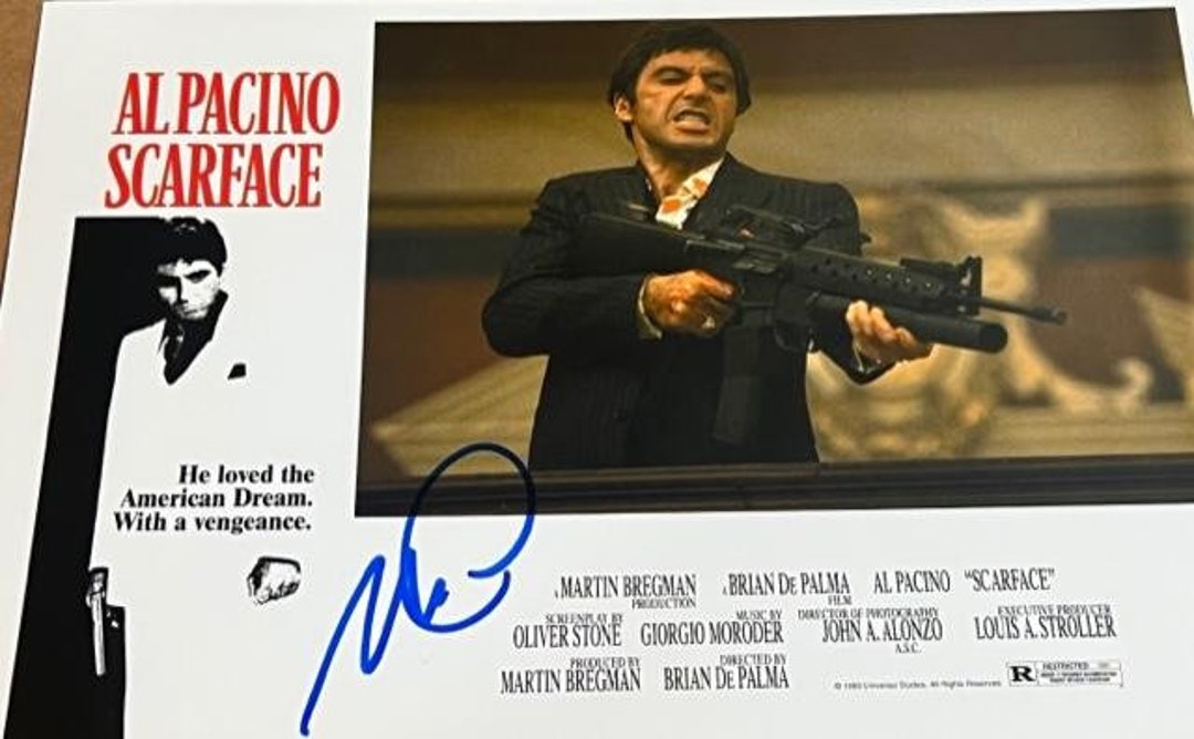 Al Pacino Signed Autographed Scarface 9x11 Lobby Card - Etsy