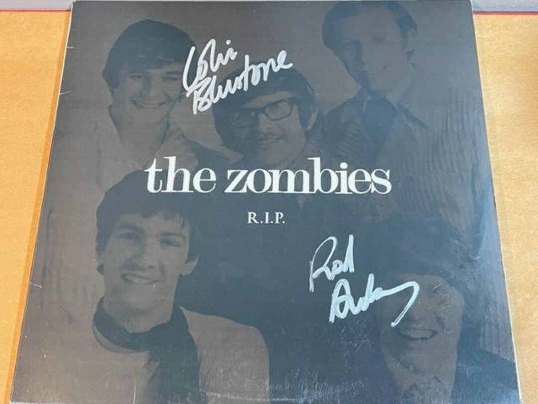 Rod Argent & Colin Blunstone Dual Signed Autographed THE ZOMBIES Record ...
