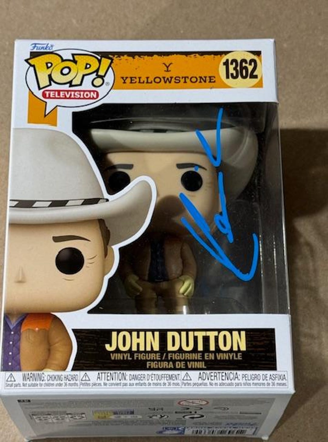 KEVIN COSTNER Signed Autographed YELLOWSTONE John Dutton Funko Pop - Etsy