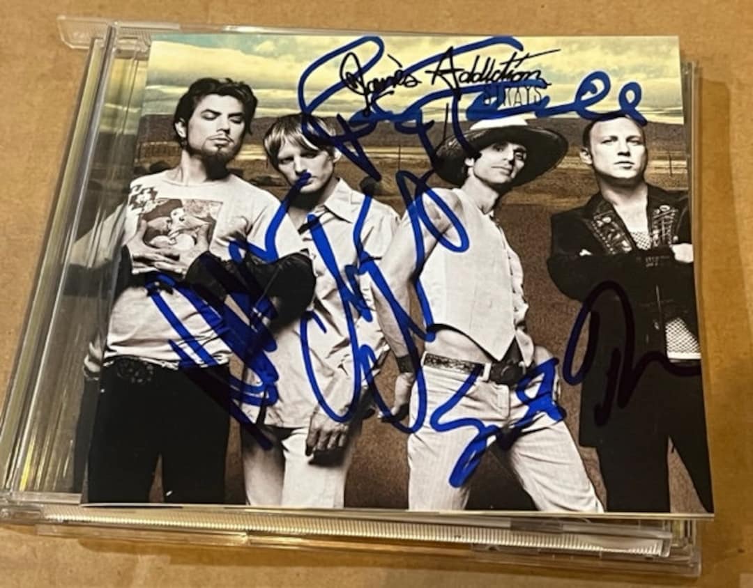 Jane's Addiction Full Band Signed Autographed Strays CD Booklet - Etsy