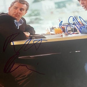 Robert Deniro & Ray Liotta Dual Signed Autographed GOODFELLAS 11x14 ...