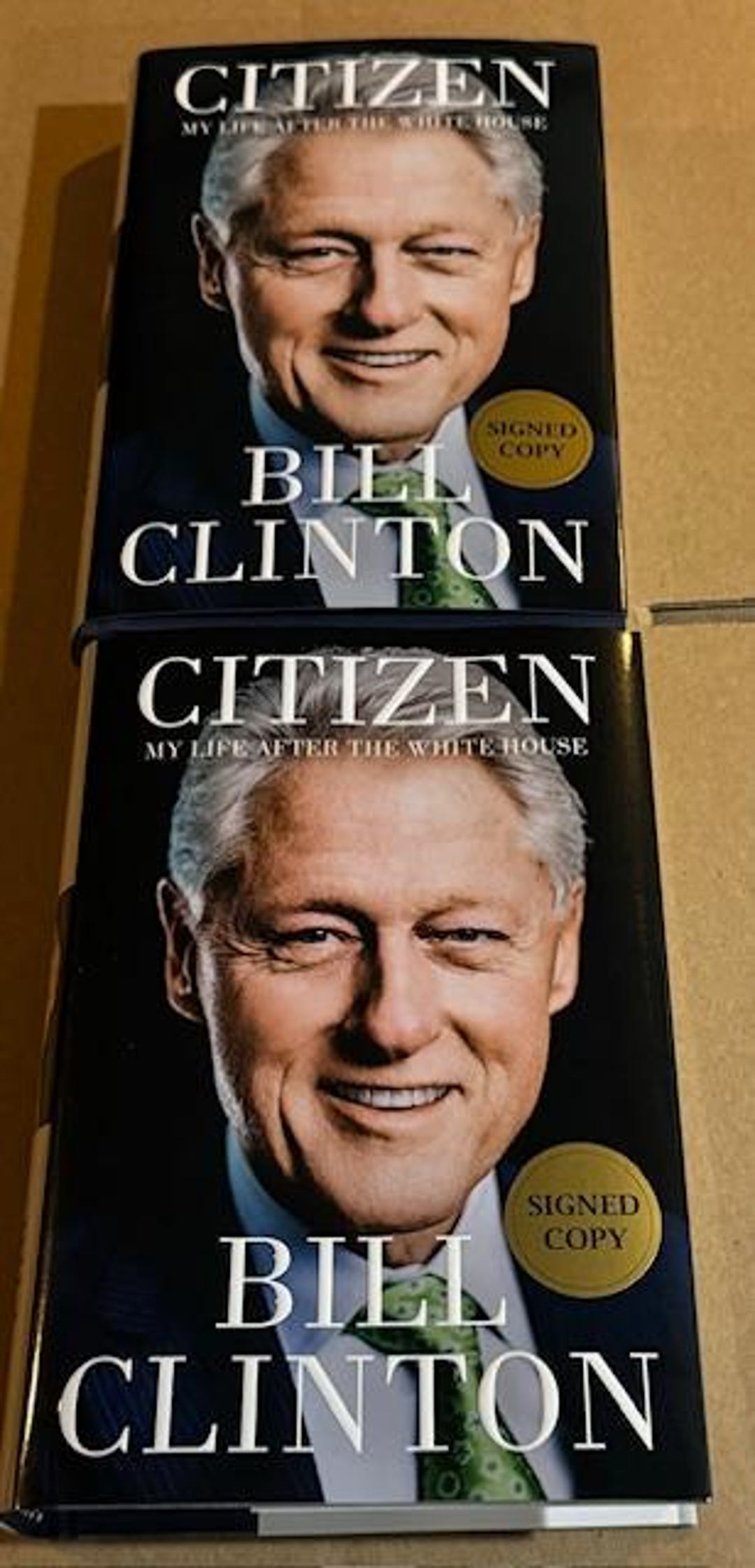 BILL CLINTON Signed Autographed Hard Cover 1st Edition CITIZEN Book - Etsy