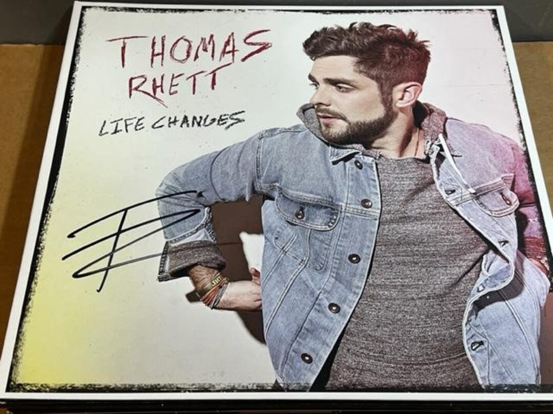 THOMAS RHETT Signed Autographed Life Changes Record Album LP - Etsy