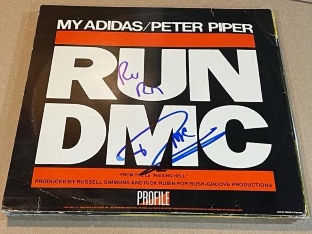 Rev Run & Darryl DMC Mcdaniels Dual Signed Autographed RUN DMC - Etsy