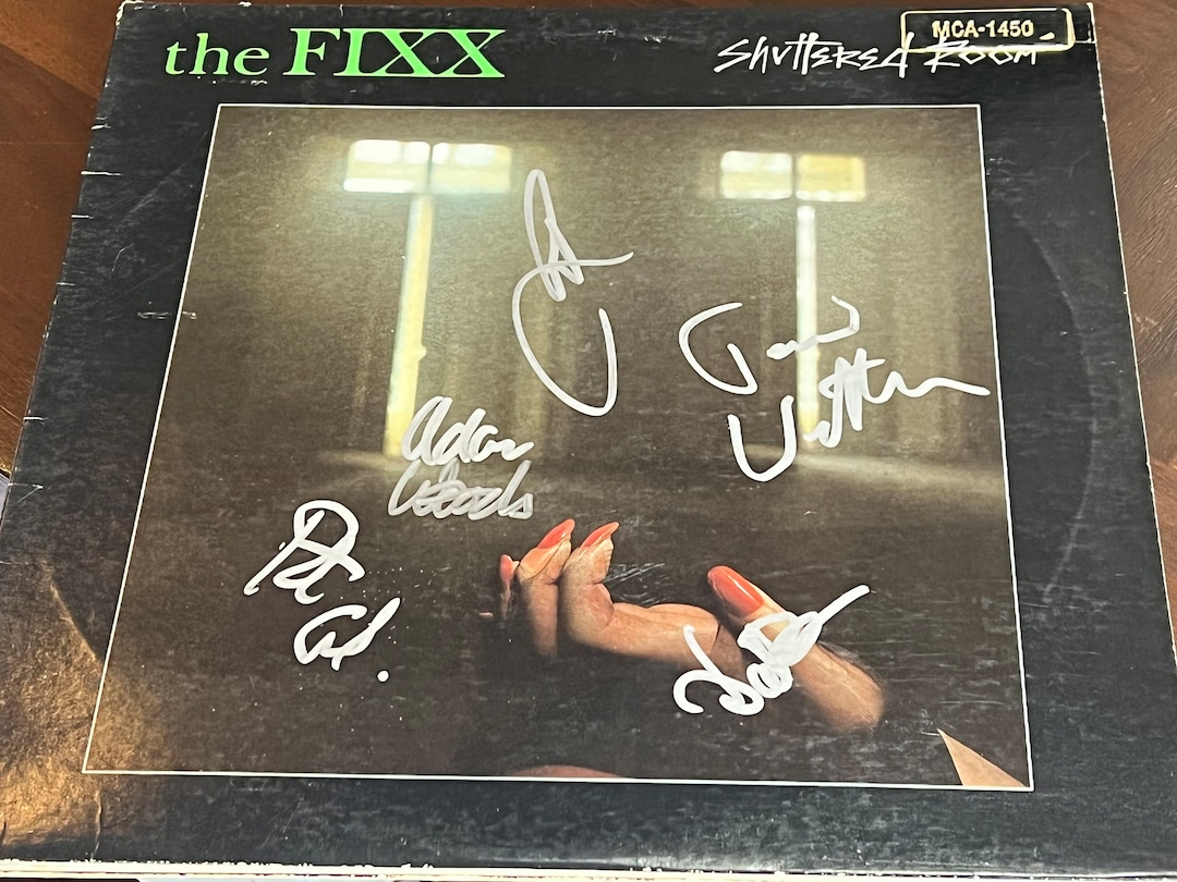 The Fixx FULL BAND Signed Autographed Vintage Shuttered Room Record ...