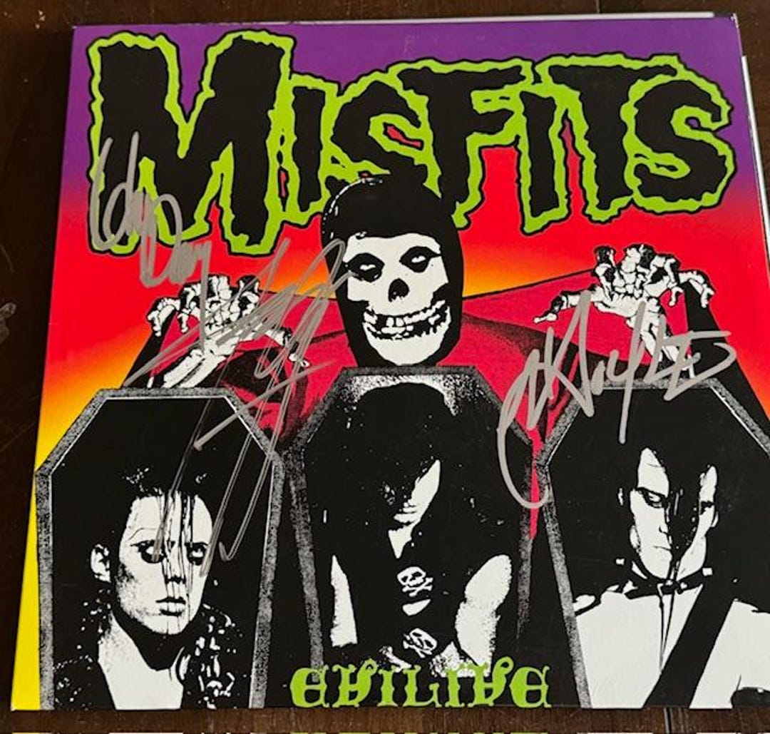 Glenn Danzig Jerry Only & Doyle Autographed Signed THE MISFITS Record Album LP - Etsy