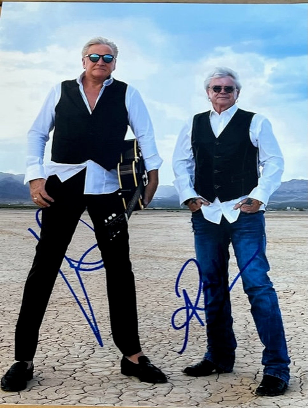 Russell Hitchcock & Graham Russell Dual Signed Autographed AIR SUPPLY ...