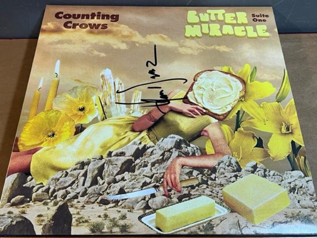 Adam Duritz Signed Autographed COUNTING CROWS Butter Miracle Record ...