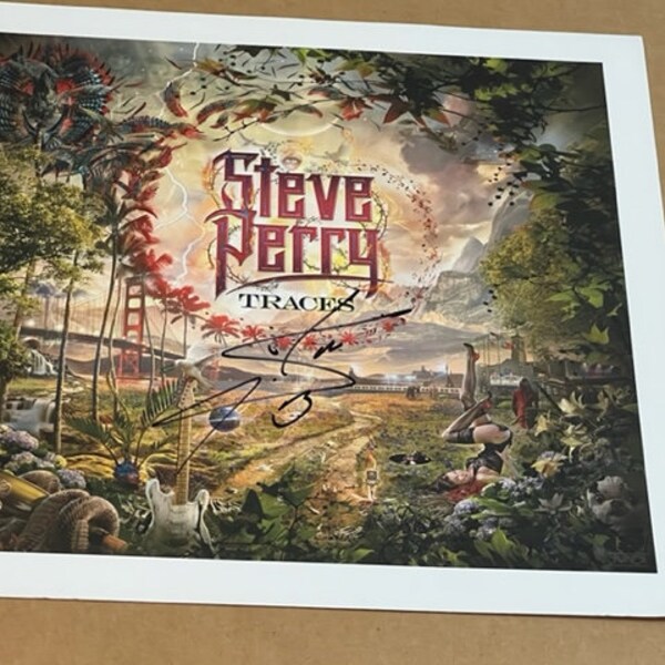 Signed Steve Perry - Etsy