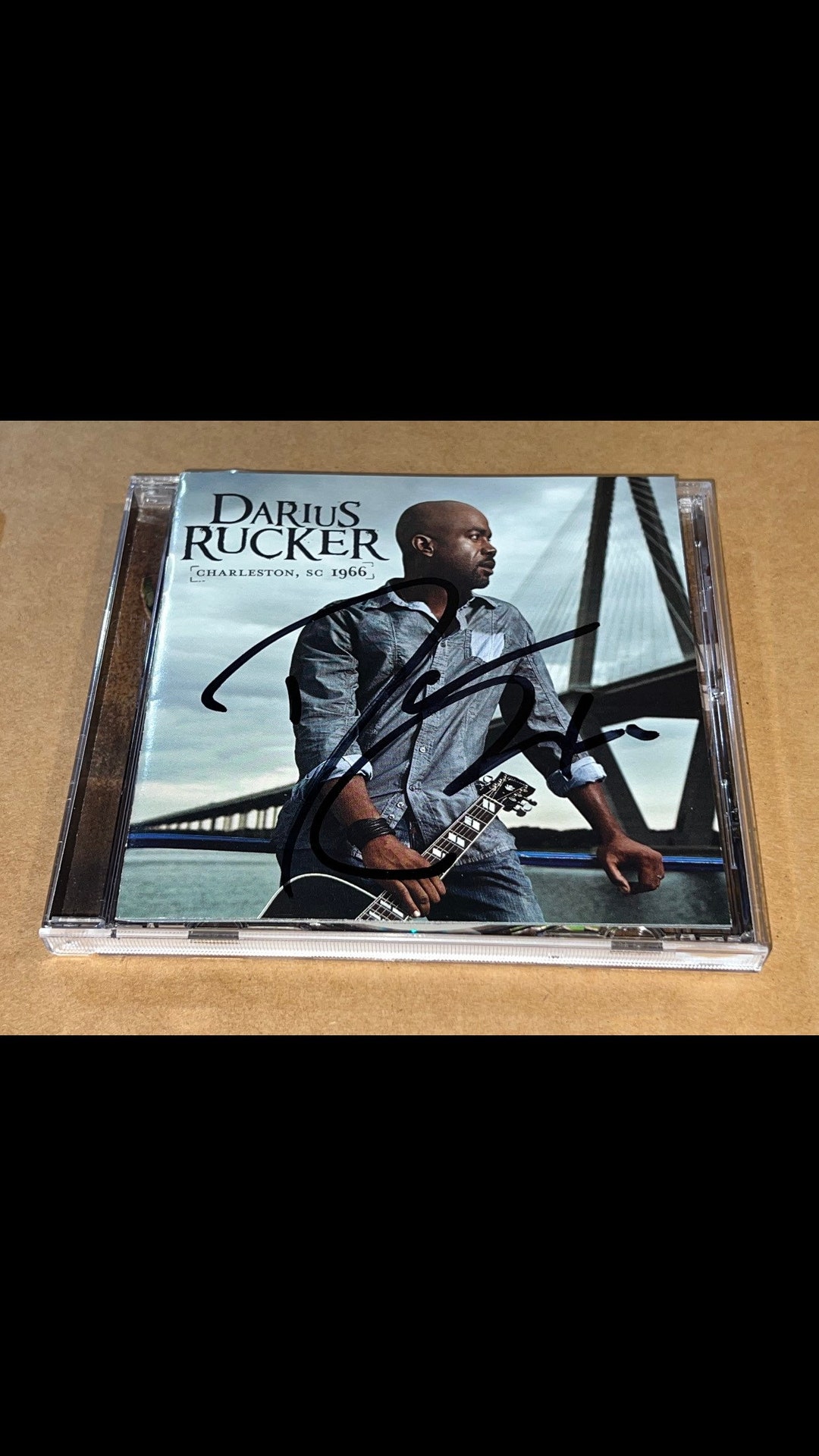 DARIUS RUCKER Signed Autographed Charleston S.C. 1966 CD Booklet Hootie ...