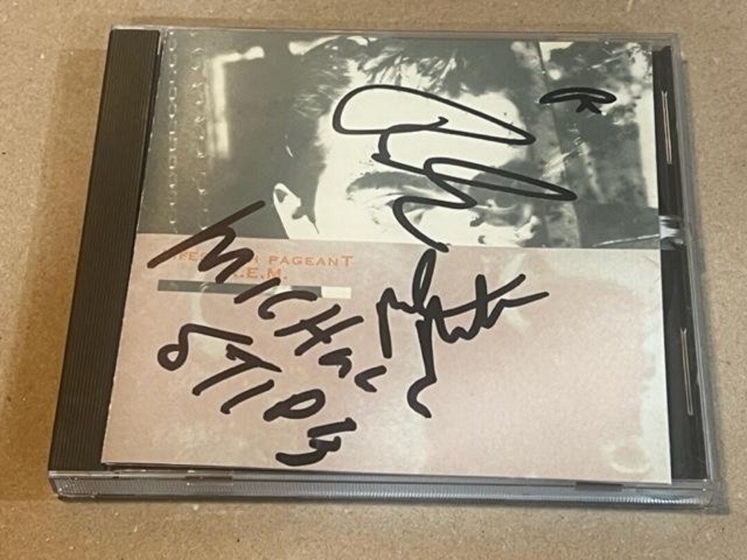 Michael Stipe Peter Buck & Mike Mills Signed Autographed R.E.M. CD ...