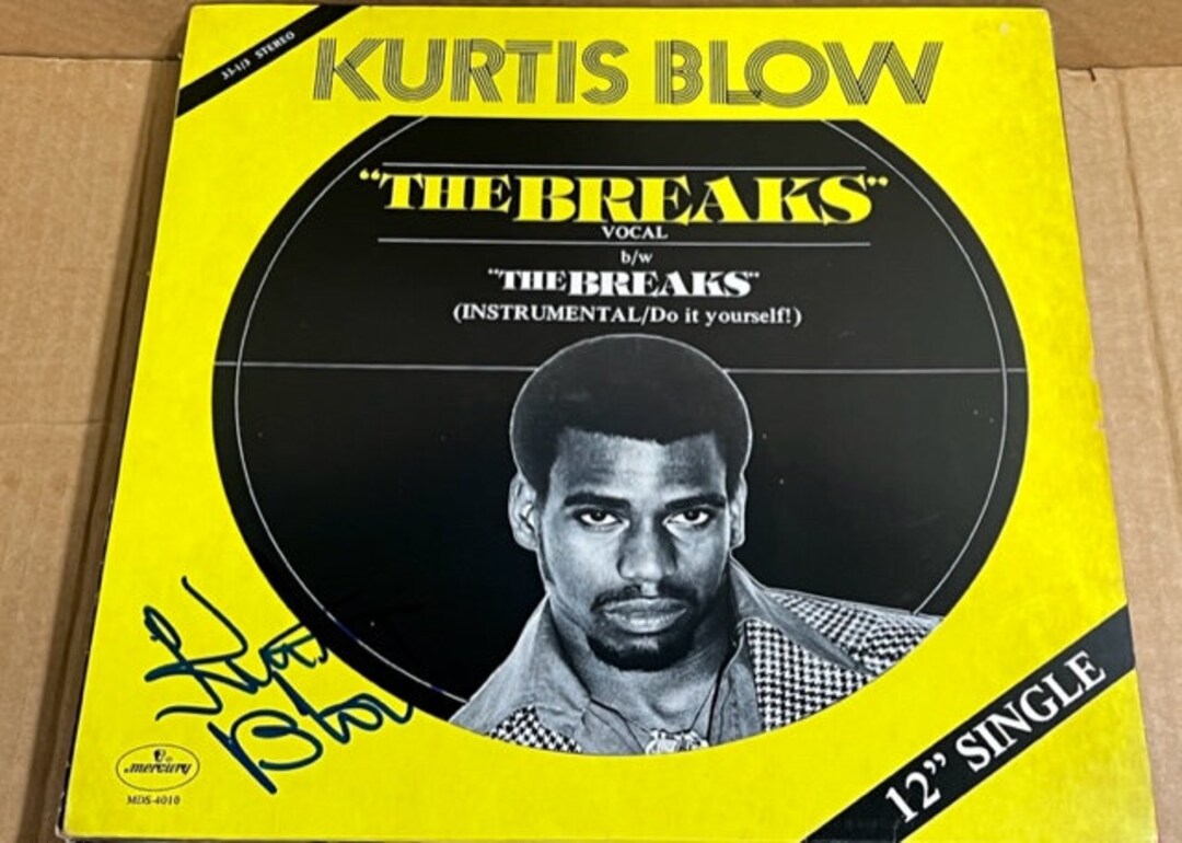 KURTIS BLOW Signed Autographed Vintage the Breaks Record Album LP - Etsy