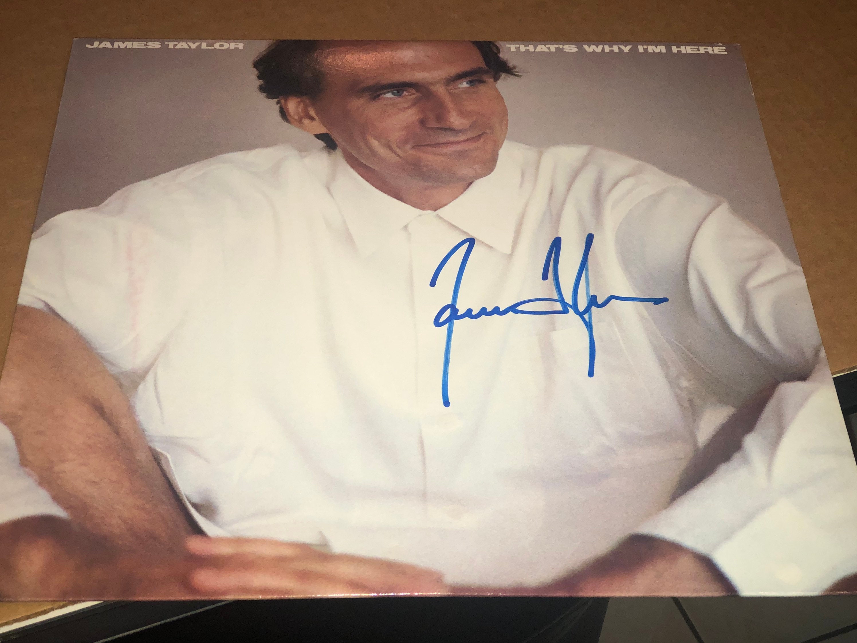 Collectibles James Taylor Signed Autographed Dad Loves His Work Record ...