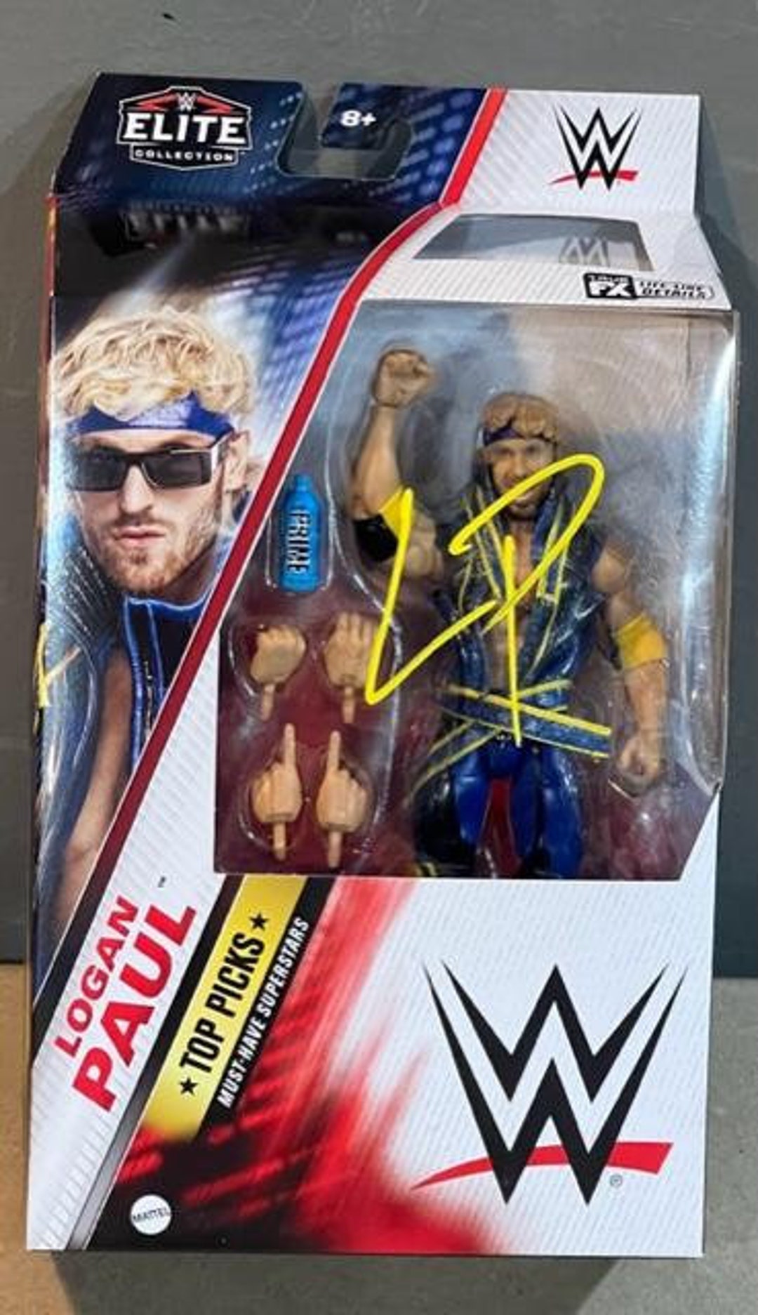 LOGAN PAUL Signed Autographed WWE Elite Figure - Etsy