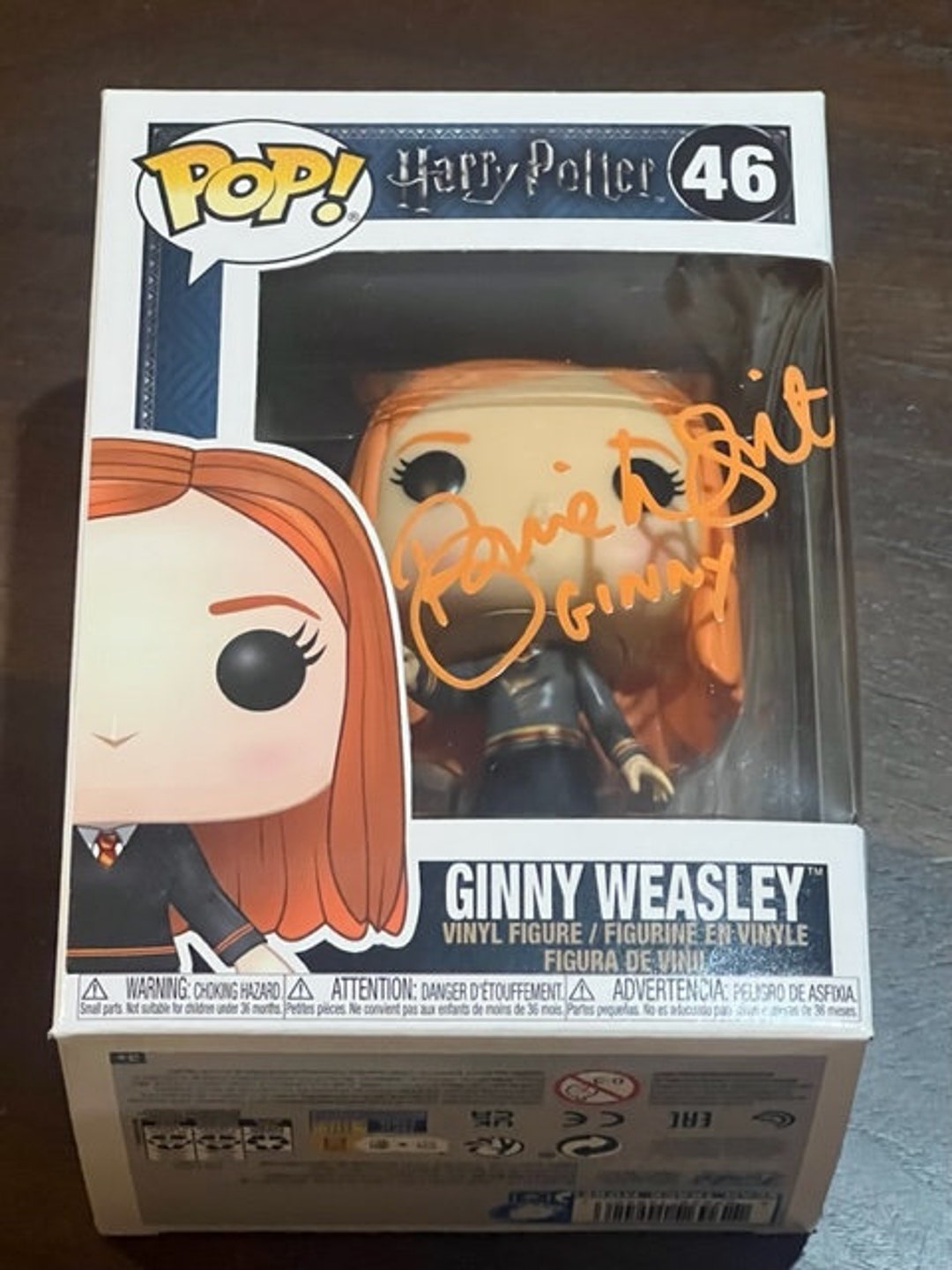 Bonnie Wright Signed Autographed Harry Potter GINNY WEASLEY Funko Pop Etsy UK