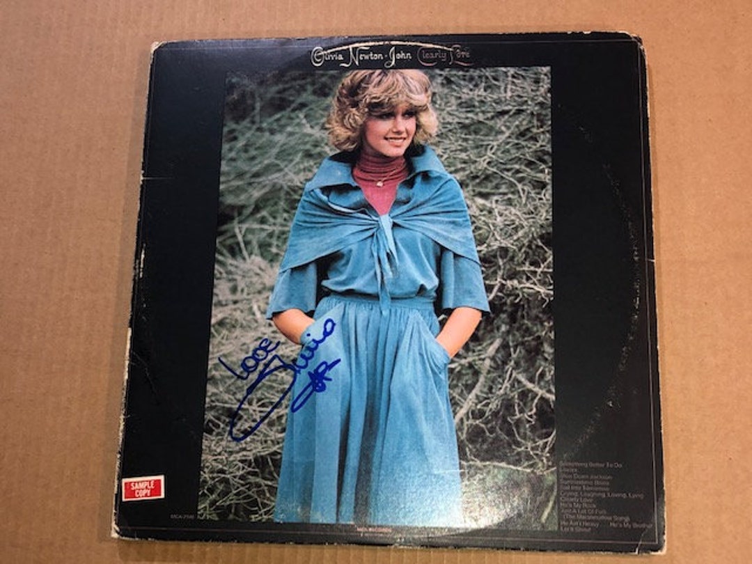 Olivia Newton John Signed Autographed Vintage Clearly Love Record Album ...