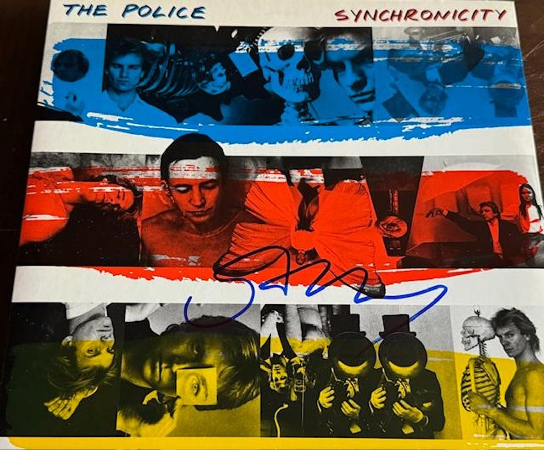 STING Signed Autographed THE POLICE Synchronicity Record Album Lp - Etsy