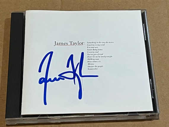JAMES TAYLOR Autographed Signed Greatest Hits CD Booklet | Etsy