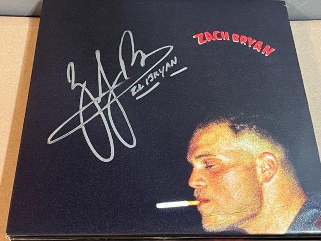 ZACH BRYAN Signed Autographed Self-titled Record Album LP - Etsy