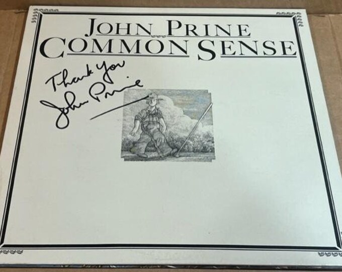 JOHN PRINE Signed Autographed Vintage Common Sense Record Album LP - Etsy