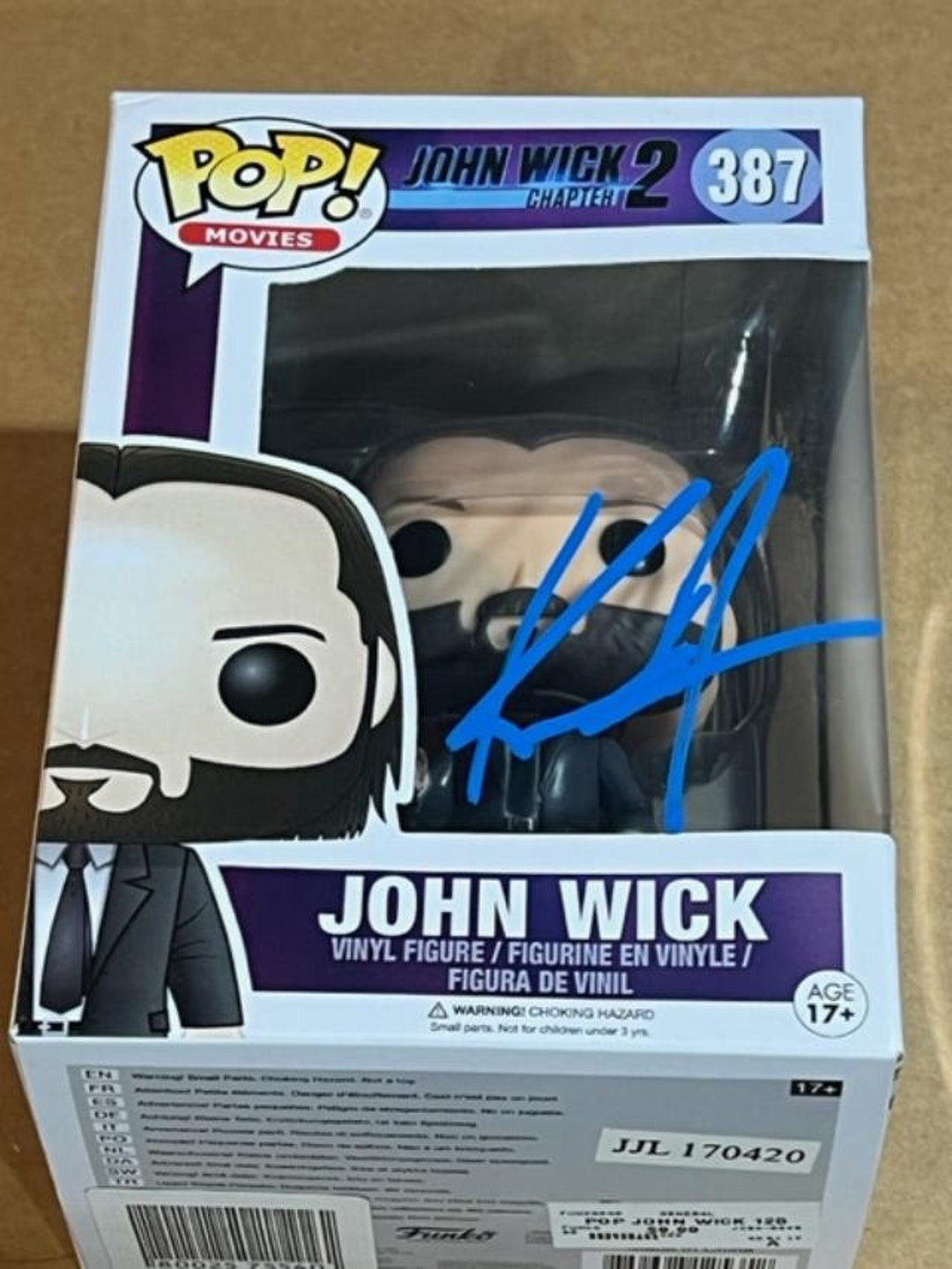 KEANU REEVES Signed Autographed John Wick Funko Pop - Etsy