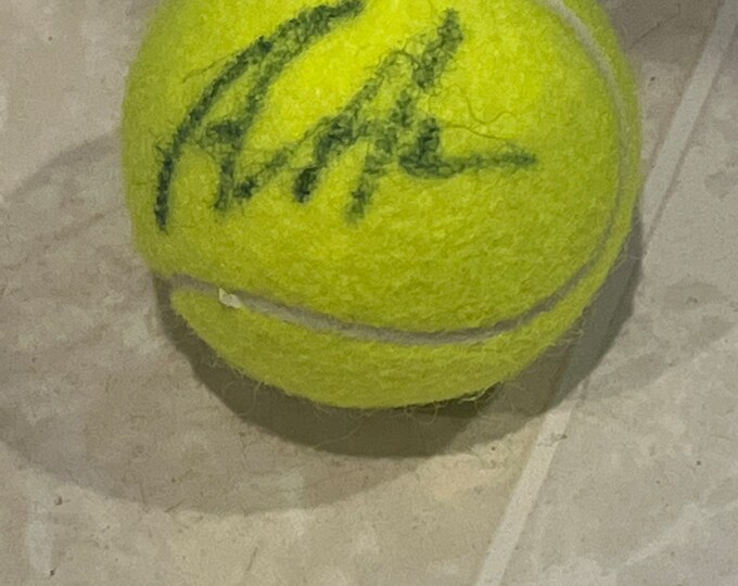 ANDRE AGASSI Signed Autographed Tennis Ball - Etsy