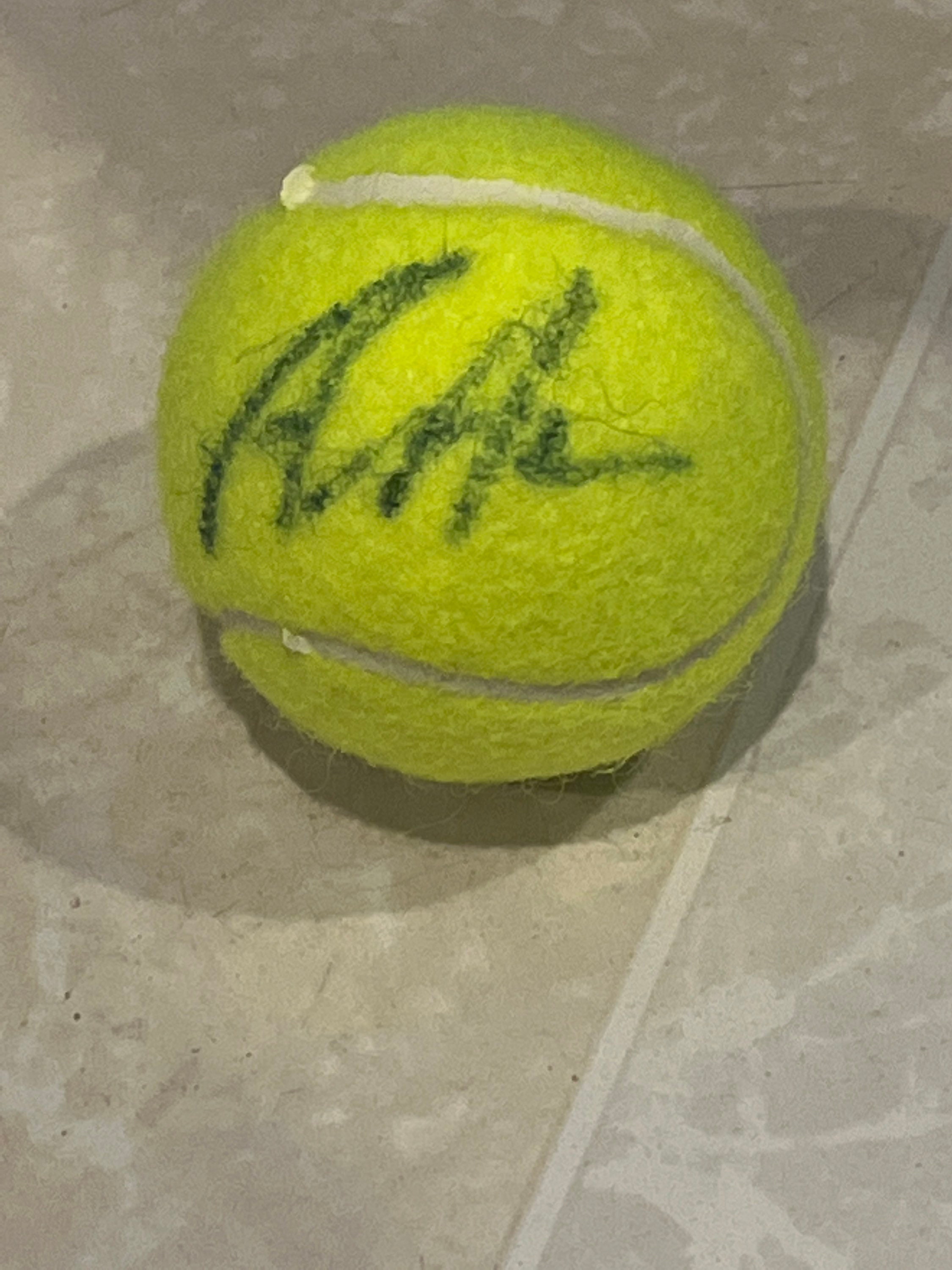 ANDRE AGASSI Signed Autographed Tennis Ball - Etsy