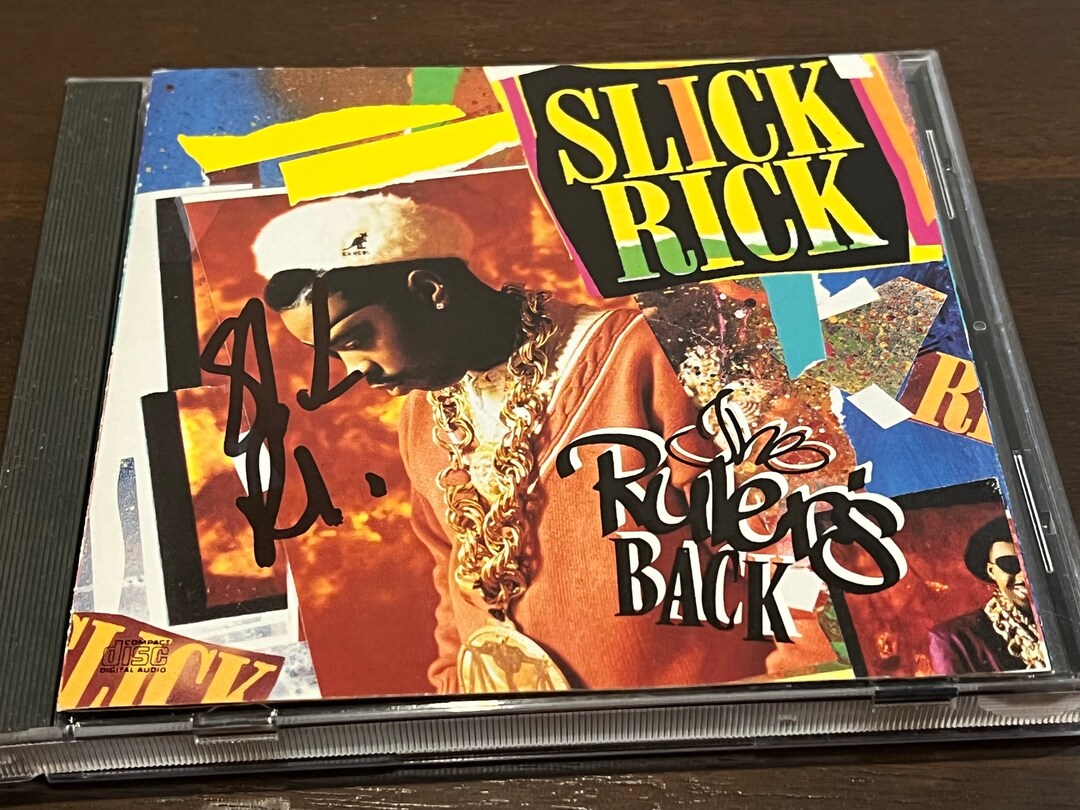 SLICK RICK Signed Autographed Rulers Back CD Booklet - Etsy