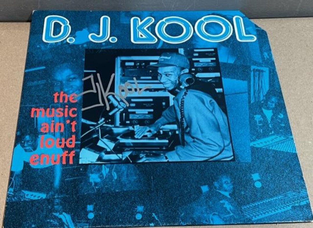 D.J. KOOL Signed Autographed the Music Ain't Loud Stuff Record Album LP ...