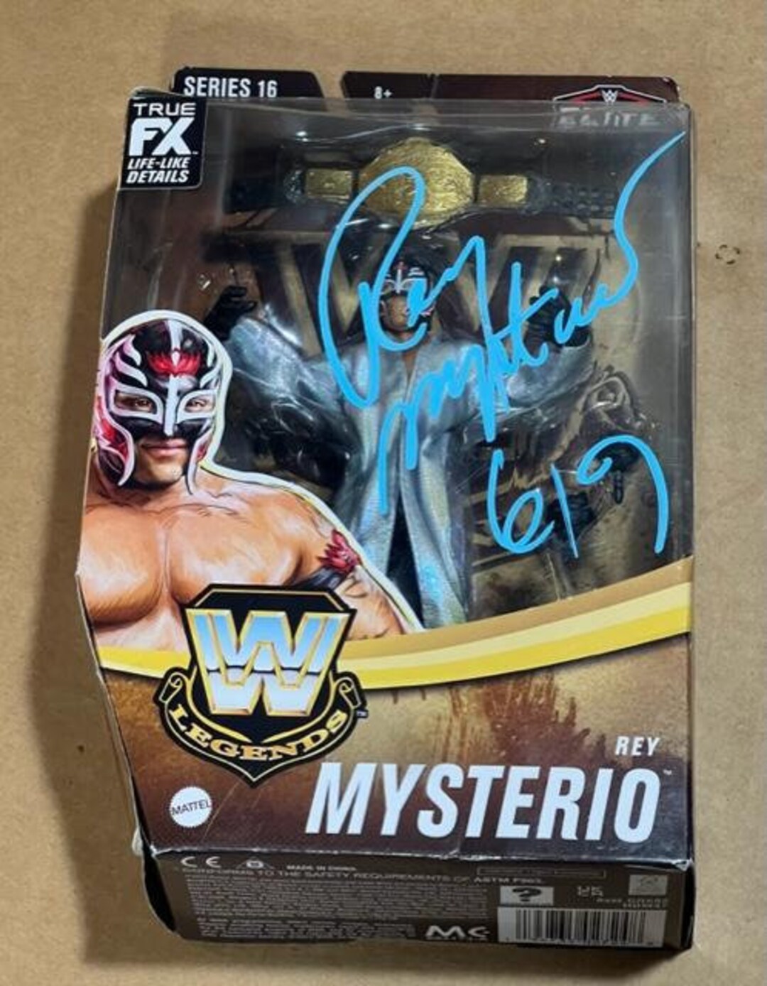 REY MYSTERIO Signed Autographed WWE Elite Figure - Etsy