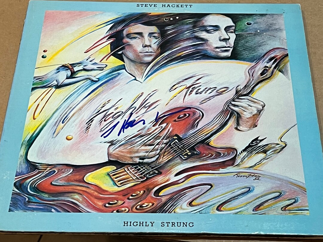 Steve Hackett Signed Autographed Vintage Highly Strung Record Album LP ...