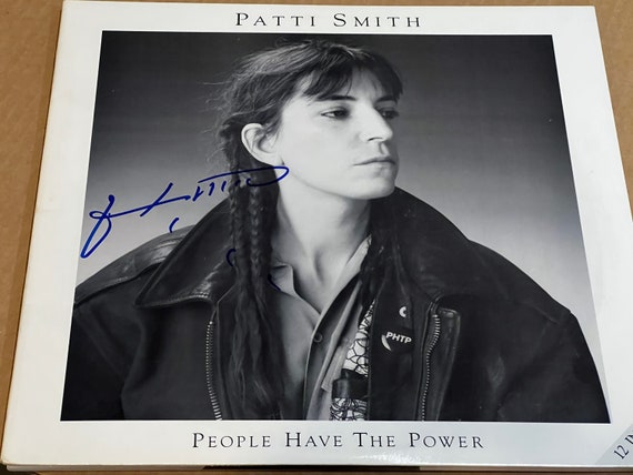 PATTI SMITH Signed Autographed Vintage People Have the Power | Etsy