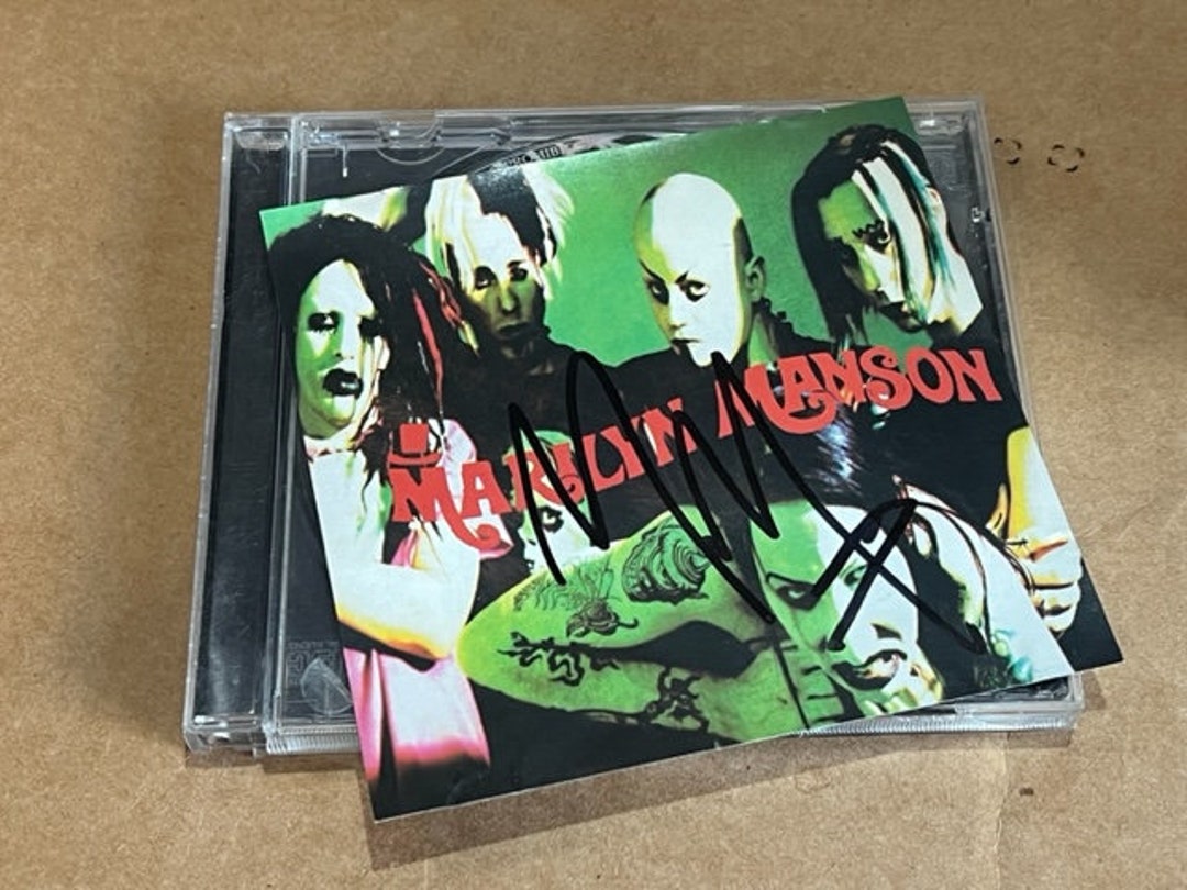 MARILYN MANSON Signed Autographed Portrait of an American CD - Etsy