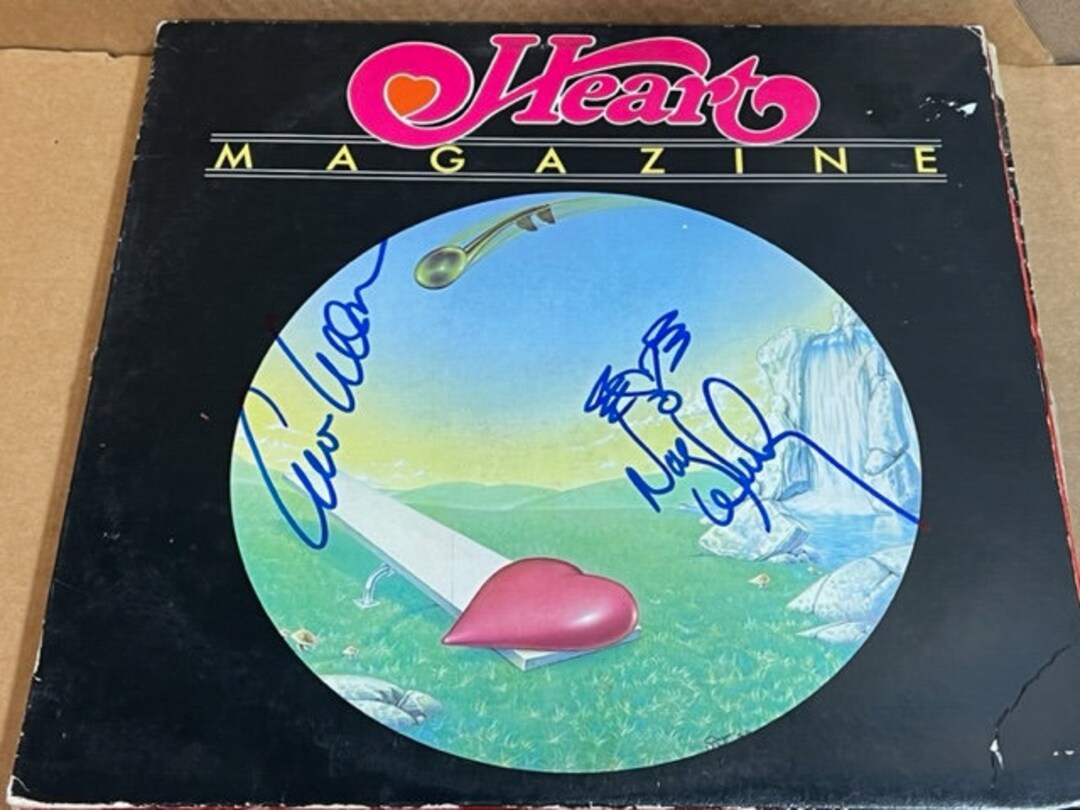Ann & Nancy Wilson Dual Signed Autographed Vintage HEART - Etsy