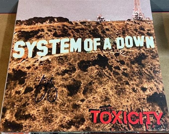 SERJ TANKIAN Signed Autographed System of A Down Toxicity Record Album ...