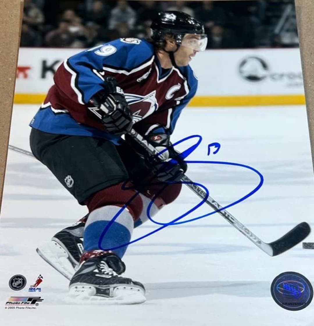 JOE SAKIC Signed Autographed Colorado Avalanche 8x10 Color Photo - Etsy