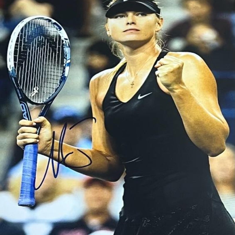 Maria Sharapova Autograph - Etsy