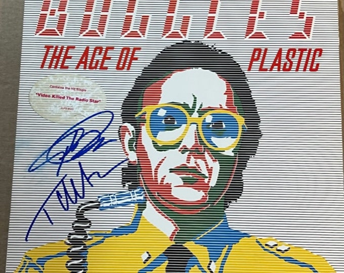 Trevor Horn & Geoff Downes Dual Signed Autographed THE BUGGLES Record ...