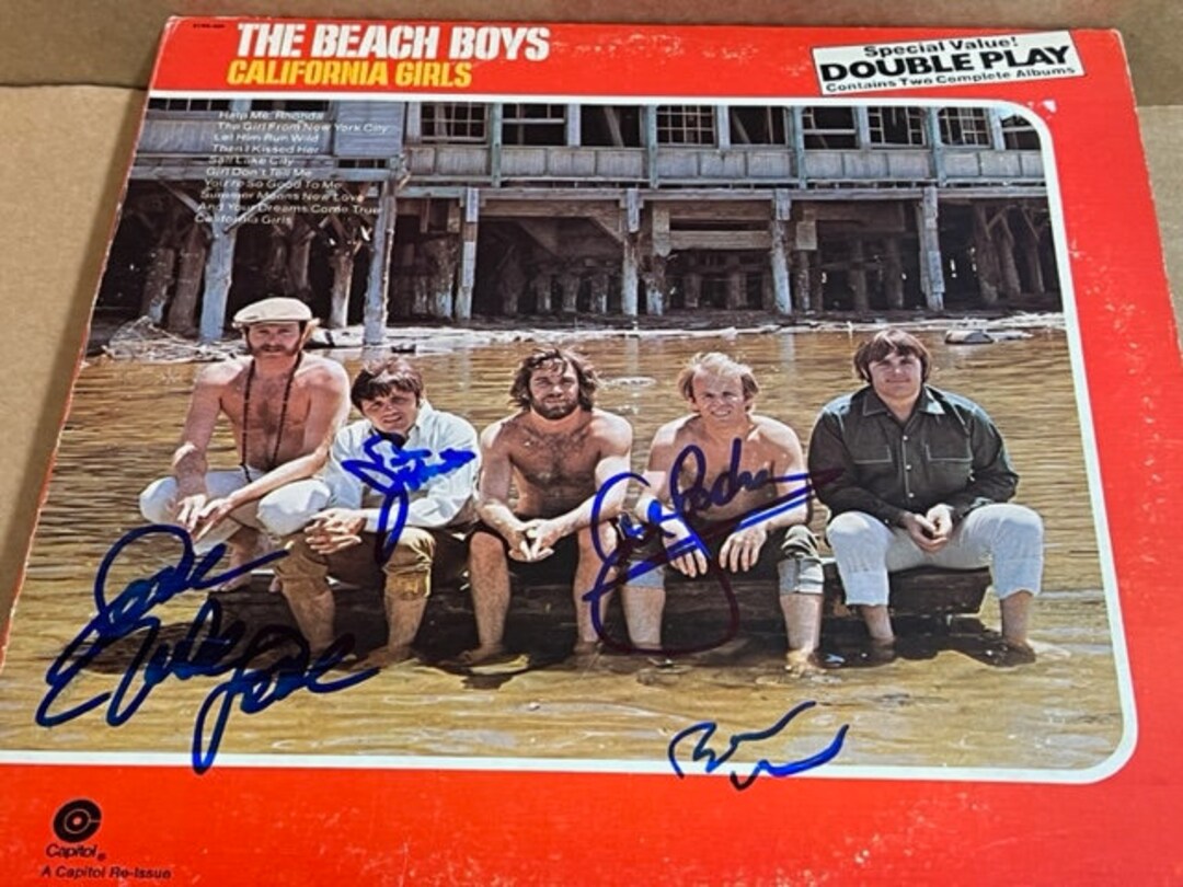 Beach Boys Band Signed Autographed Vintage California Girls - Etsy