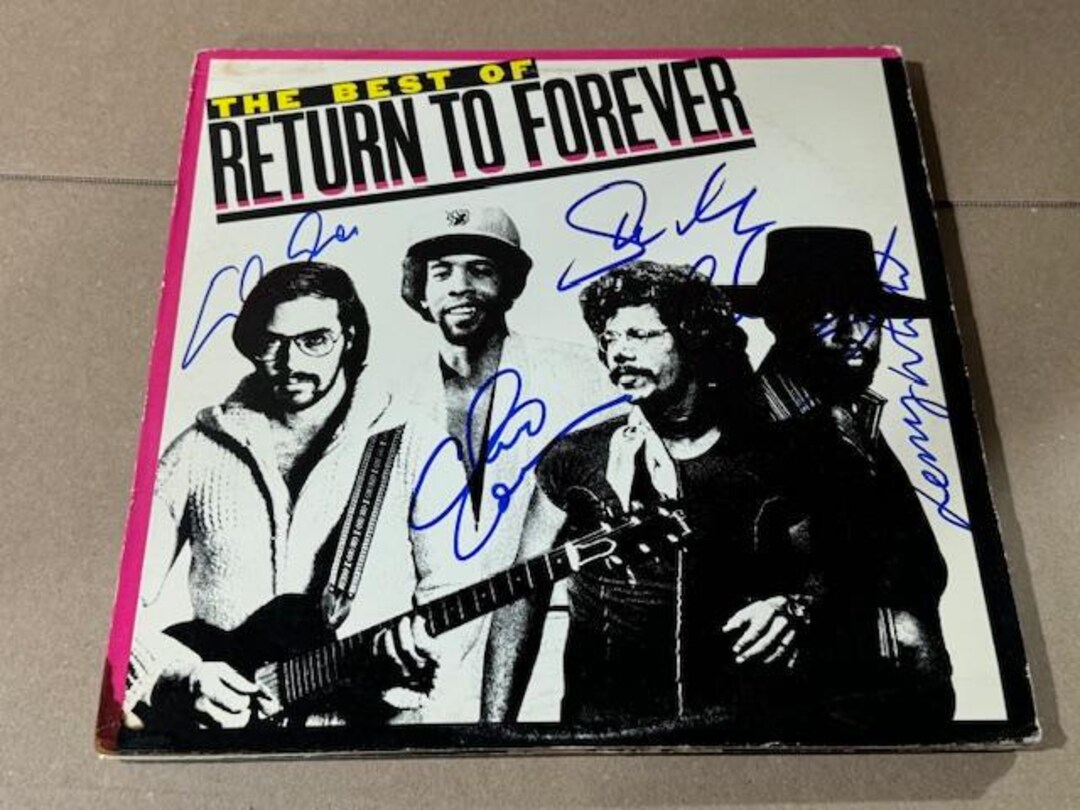 Return to Forever FULL BAND Signed Autographed Record Album LP Chick ...
